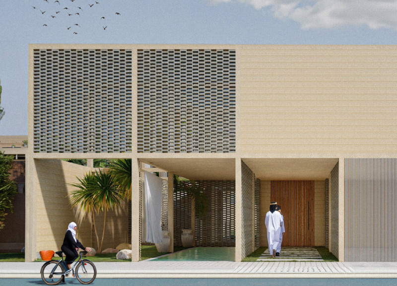 Architecture project // Natural Adobe and Sustainable Shading Systems ...